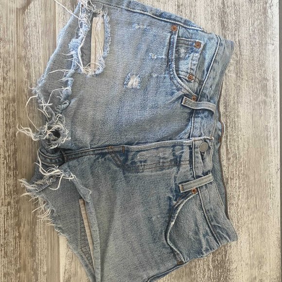 Levi's | Shorts | Levi Ripped Denim Shorts | Poshmark